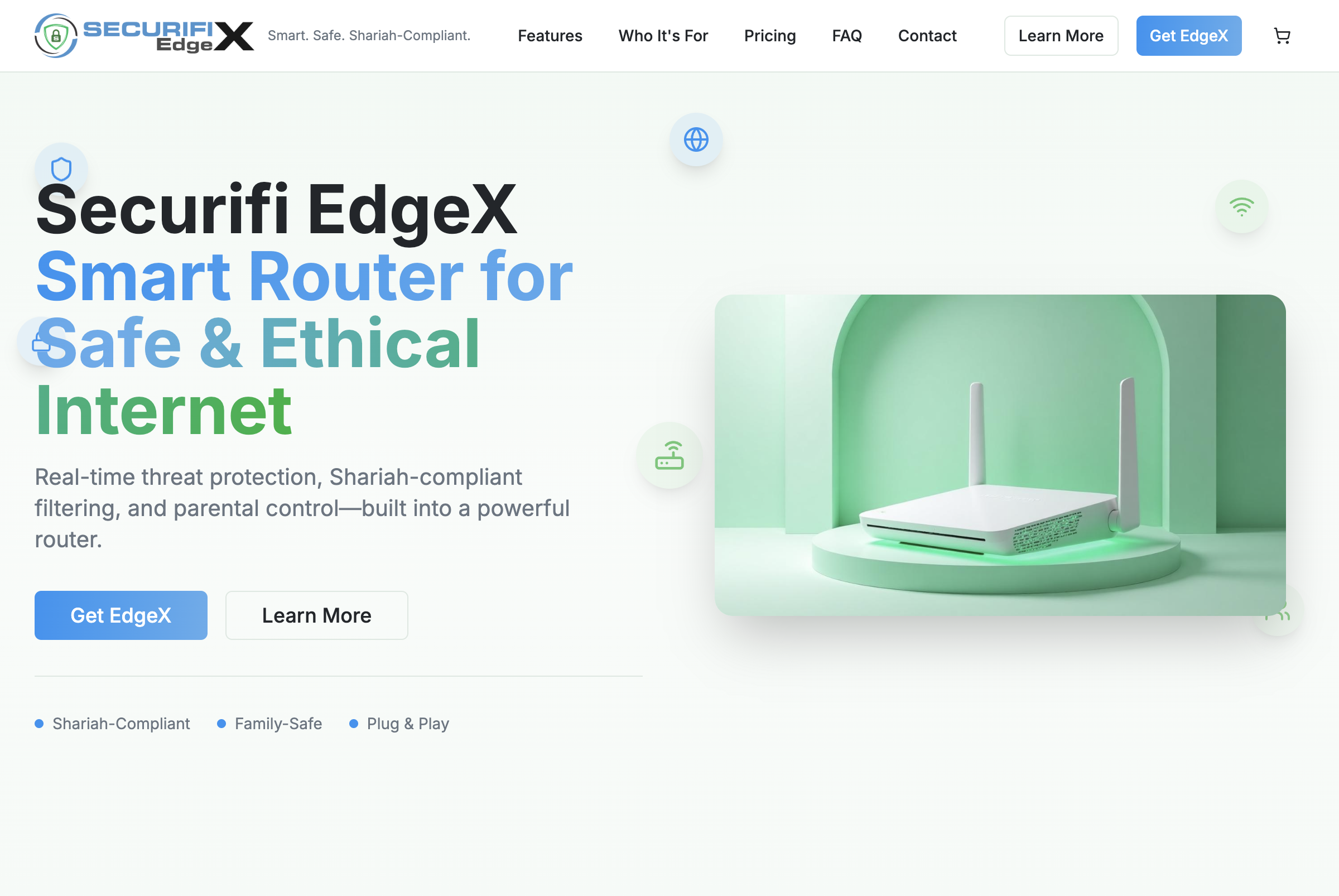 Securifi EdgeX - Smart. Safe. Shariah-Compliant Router